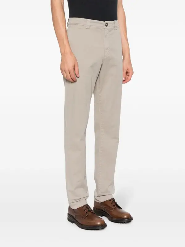 Woolrich Tailored Stretch-cotton Twill Trousers - Neutrals