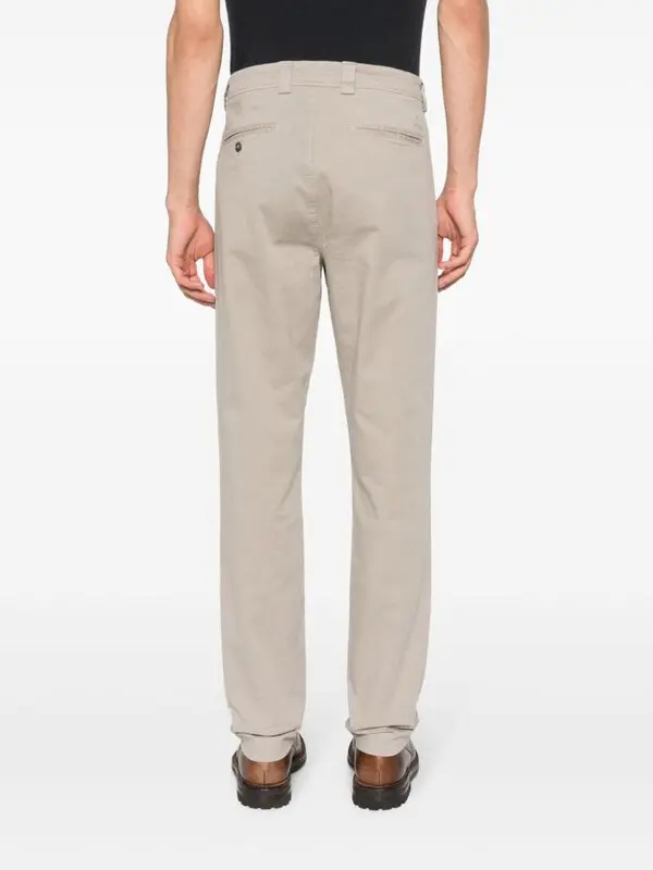 Woolrich Tailored Stretch-cotton Twill Trousers - Neutrals