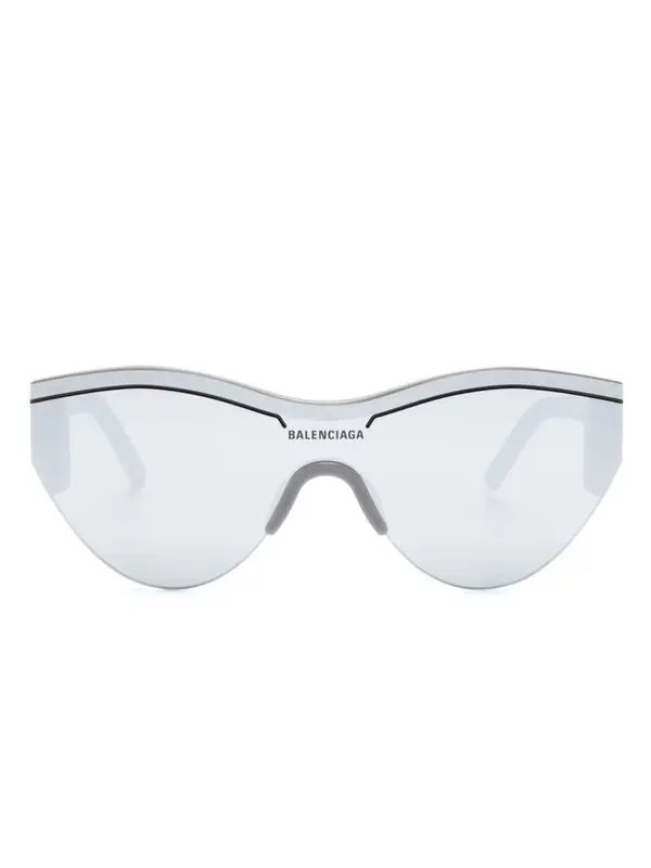 Balenciaga Oval-frame Sunglasses - Grey