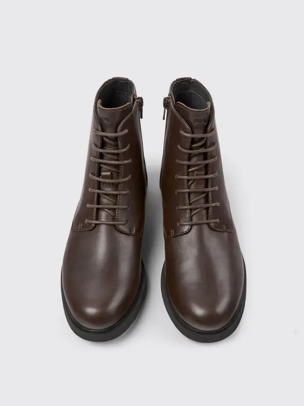Camper Iman Leather Ankle Boots