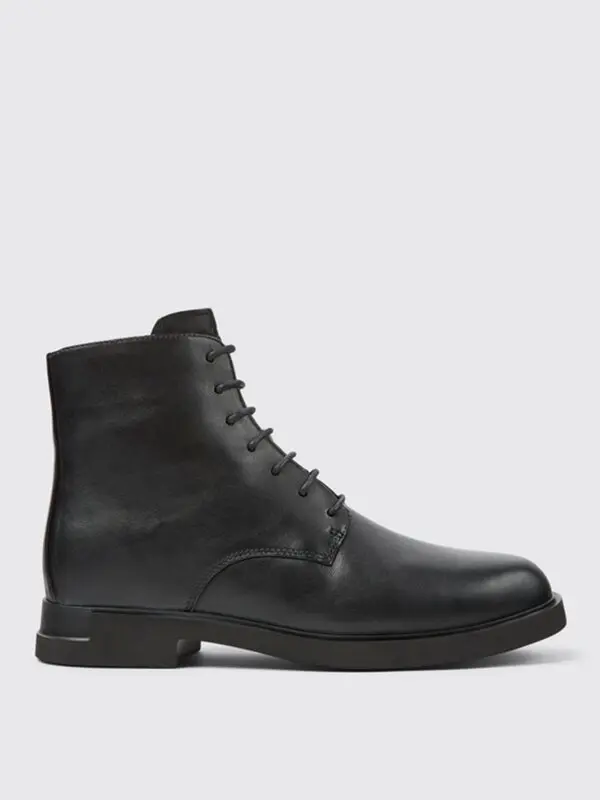 Camper Sitvaletto Iman Leather Lace-up Boots - Black