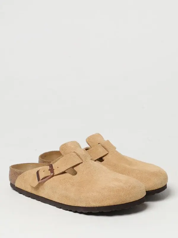 BIRKENSTOCK Flat Shoes - Cream