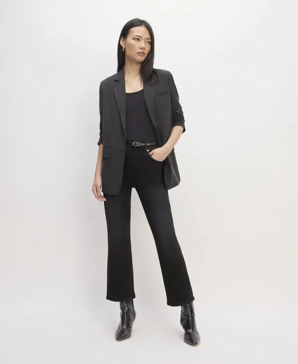 Everlane The Kick Bootcut Jean - Faded Black