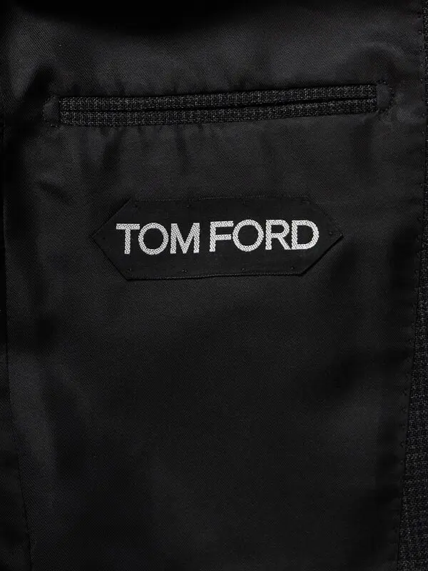 TOM FORD O'connor Slim-fit Checked Wool Suit Jacket