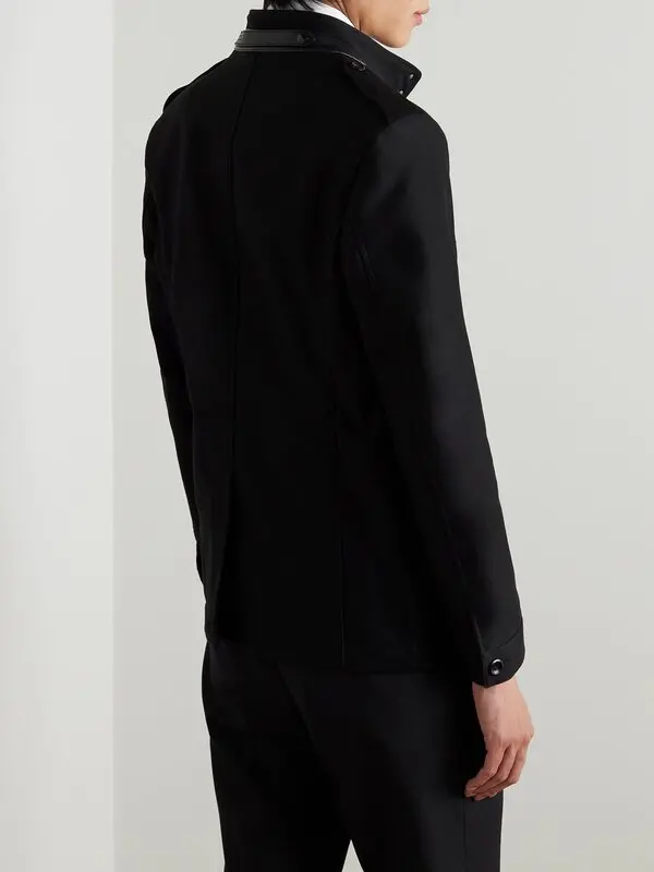 TOM FORD Slim-fit Cotton-moleskine Coat