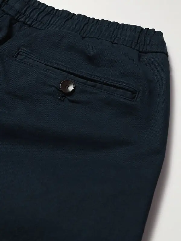 Mr P. Straight-leg Cotton-blend Twill Trousers