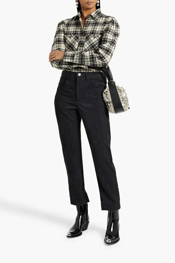 MARANT ETOILE Beldenae Corduroy Tapered Trousers