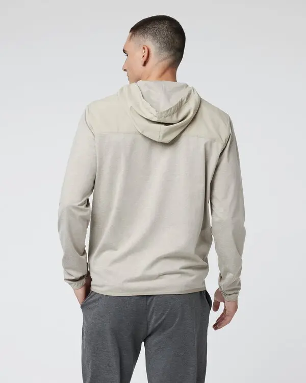 Vuori Sunday Element Hooded Jacket - Toast Heather