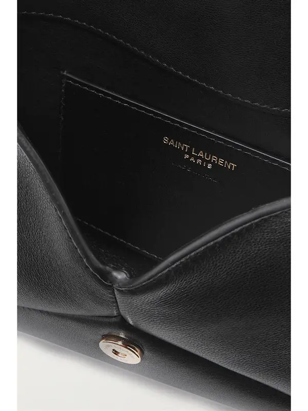 Saint Laurent Cassandre Leather Clutch