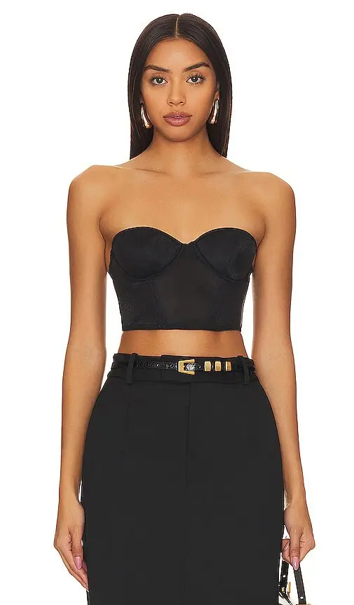 Bluebella Thena Wired Bustier - Black