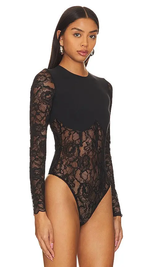 FLEUR DU MAL Boned Bodysuit