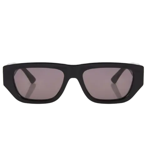 Bottega Veneta Bolt Rectangular Sunglasses - Black