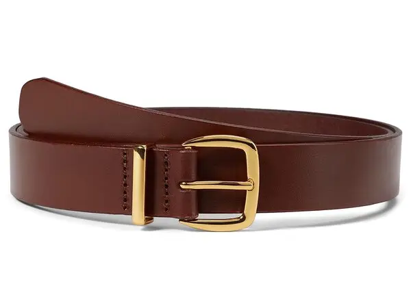 Madewell The Essential Leather Belt - Red