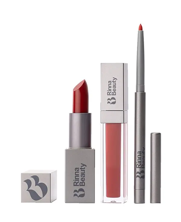 RINNA BEAUTY Icon Kiki Lip Kit - Red