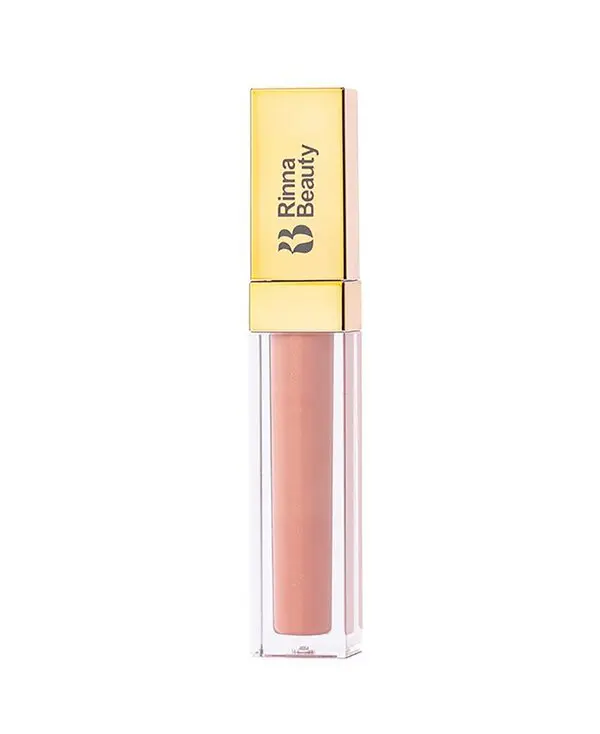 RINNA BEAUTY Larger Than Life All That Glitters Lip Plumping Gloss - Life's A Peach (shimmery,nude Peach)