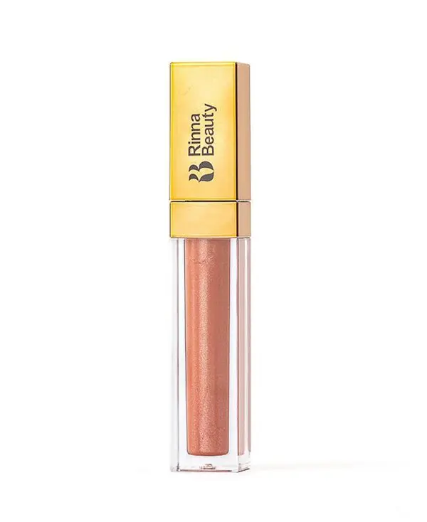 RINNA BEAUTY Larger Than Life All That Glitters Lip Plumping Gloss - Nude