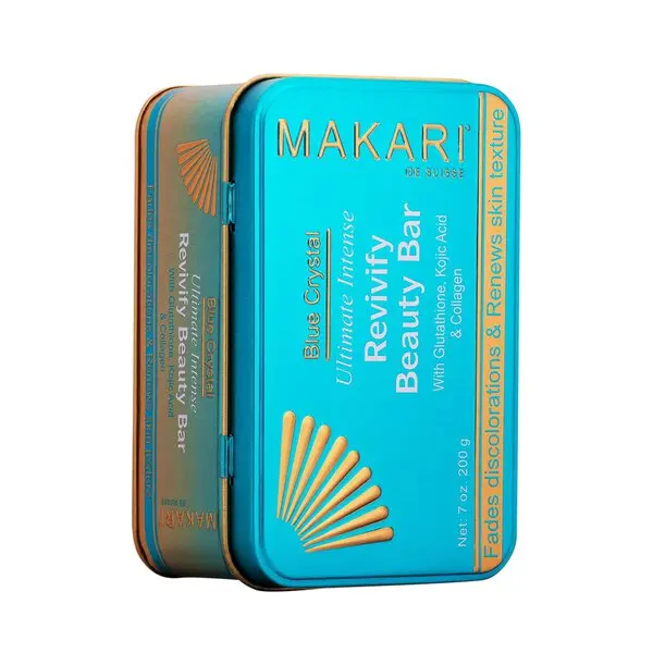 MAKARI Blue Crystal Revivify Beauty Bar Soap 7oz - Multi Color Bottle