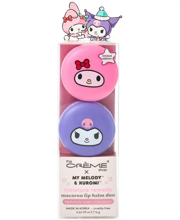 THE CREME SHOP 2-pc. My Melody & Kuromi Macaron Lip Balm Set - No Color