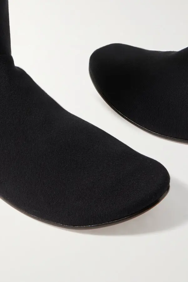 LESET Louis Stretch-ponte Sock Boots