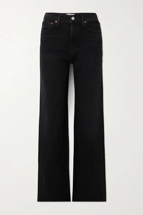AGOLDE Net Sustain Harper Mid-rise Straight-leg Organic Jeans