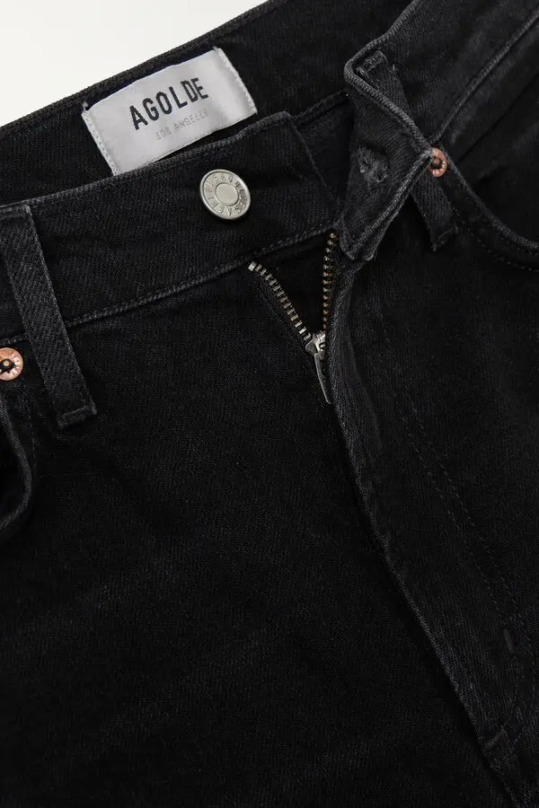 AGOLDE Net Sustain Harper Mid-rise Straight-leg Organic Jeans