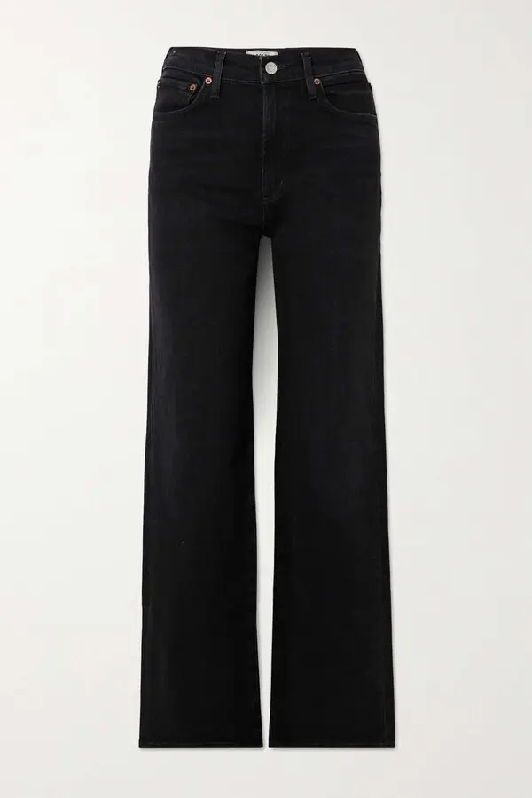 AGOLDE Net Sustain Harper Mid-rise Straight-leg Organic Jeans