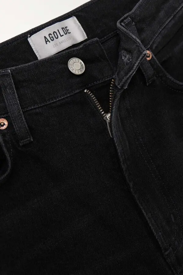AGOLDE Net Sustain Harper Mid-rise Straight-leg Organic Jeans