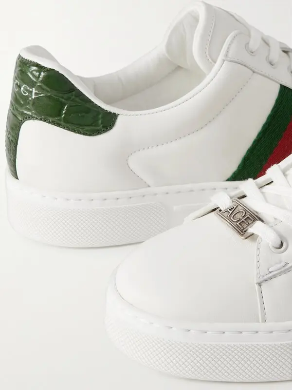 Gucci Ace Leather Sneakers