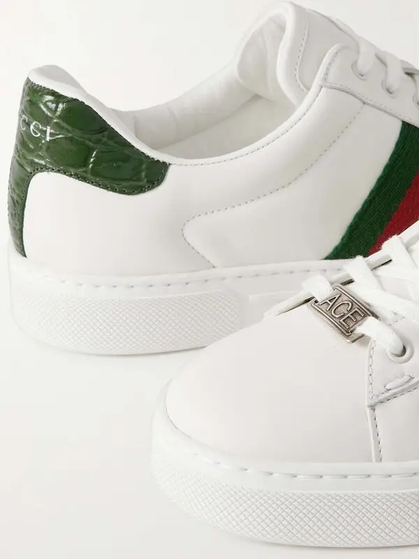Gucci Ace Leather Sneakers