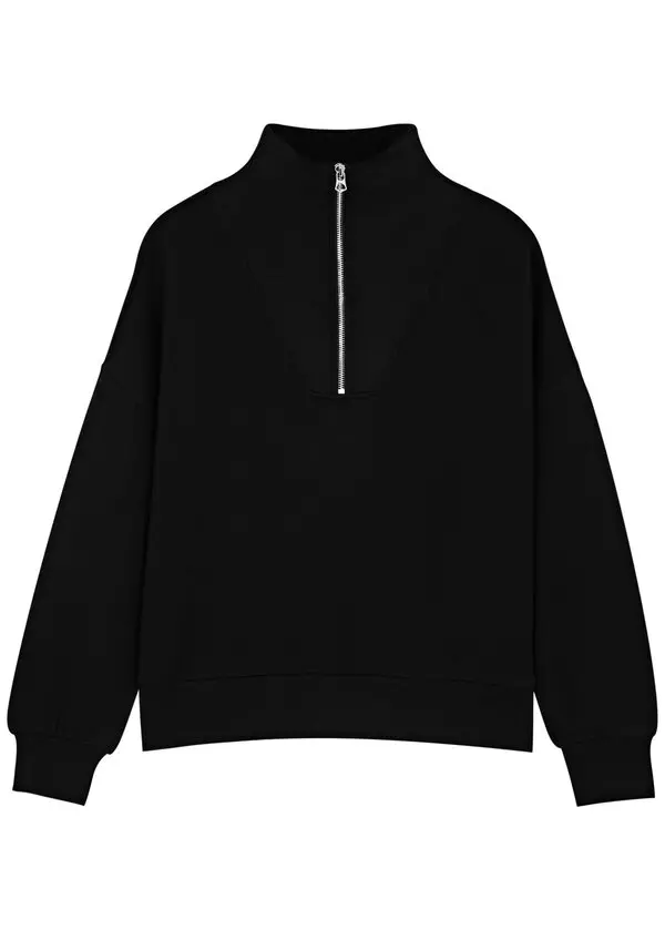 Varley Hawley Half-zip Sweatshirt - Black