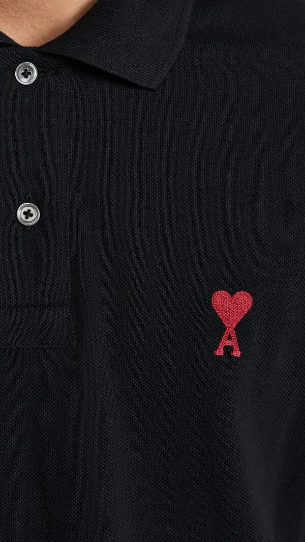 AMI Paris De Coeur Polo Shirt