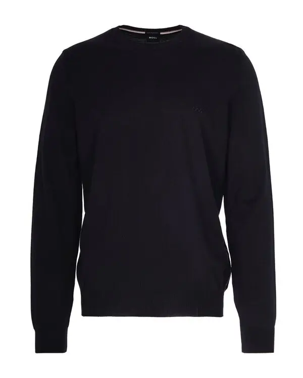 BOSS Virgin Wool Sweater - Black