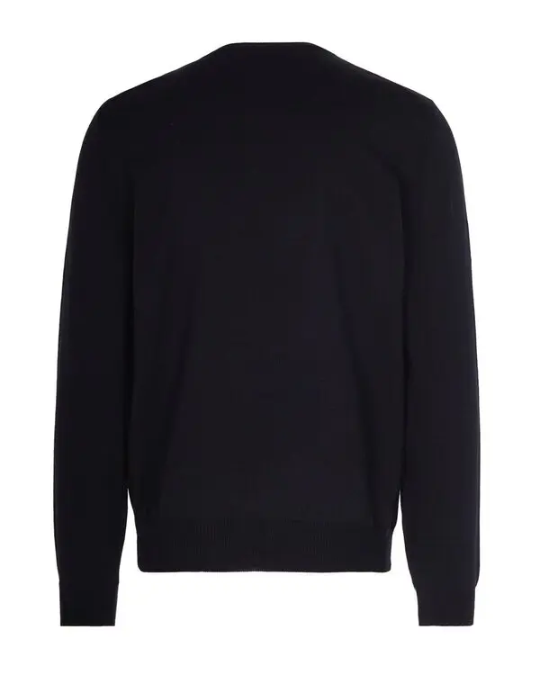 BOSS Virgin Wool Sweater - Black