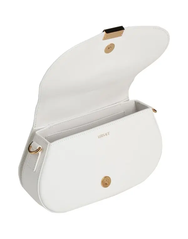 Versace Calfskin Cross-body Flap Bag
