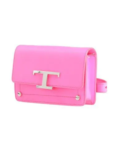TOD'S Leather Belt Bag With Appliqués - Pink