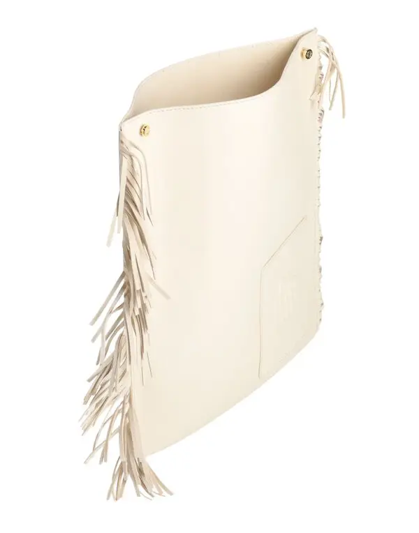 Maje Leather Cross-body Bag - White