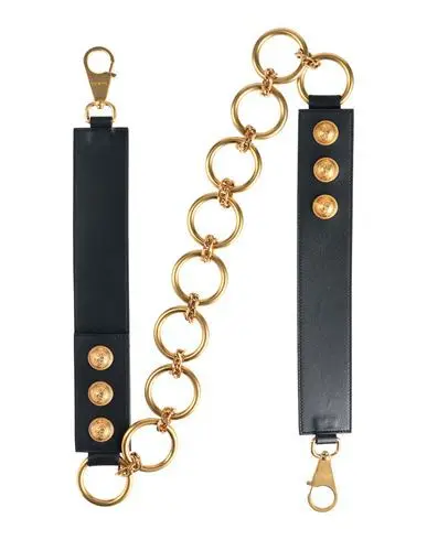 Balmain Calfskin Bag Strap - Black