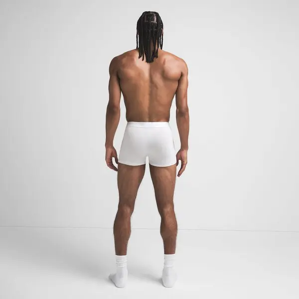 SKIMS 3" Boxer Brief | Purple | Small | Stretch - Chalk