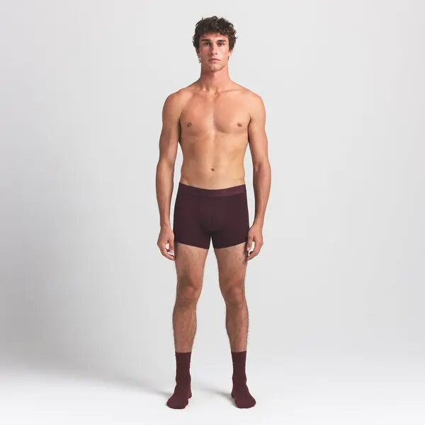 SKIMS 3" Boxer Brief | Purple | Medium | Stretch - Currant