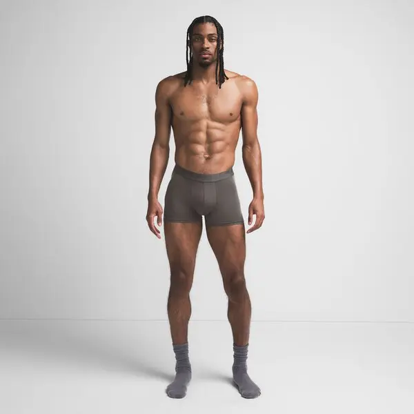 SKIMS Stretch 3 Inch Boxer Brief - Gunmetal