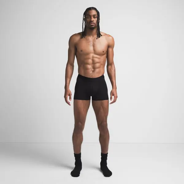SKIMS Stretch 3 Inch Boxer Brief - Obsidian