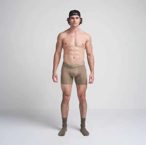 SKIMS Stretch 5 Inch Boxer Brief - Desert
