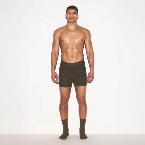 SKIMS Stretch 5 Inch Boxer Brief - Loden