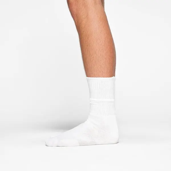 SKIMS Tube Crew Sock 3-pack - Chalk