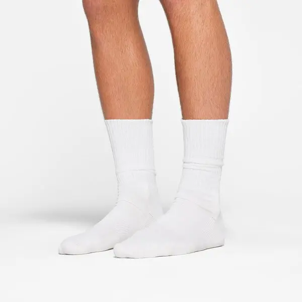 SKIMS Tube Crew Sock 3-pack - Chalk