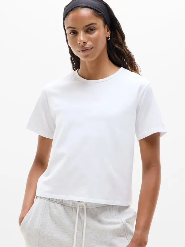 Athleta Essential Tee - Bright White