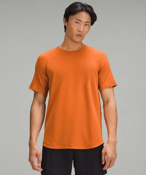 Lululemon License To Train Short-sleeve Shirt - Burnt Orange