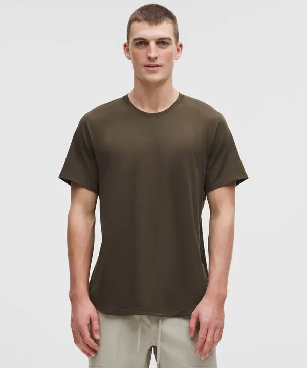 Lululemon License To Train Short-sleeve Shirt - Olive Brown