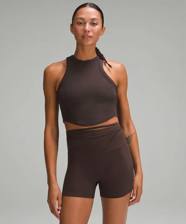 Lululemon Hold Tight Cropped Tank Top - Espresso