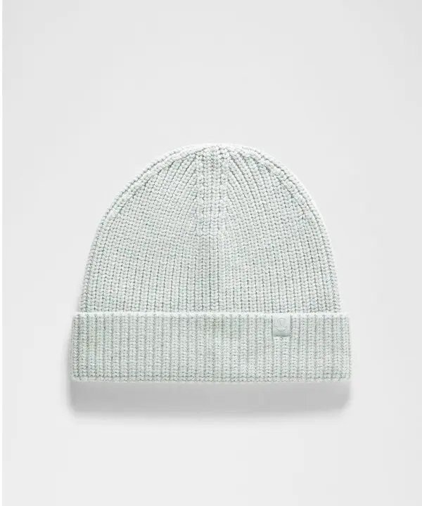 Lululemon Wool-blend Ribbed Knit Beanie - Pelican